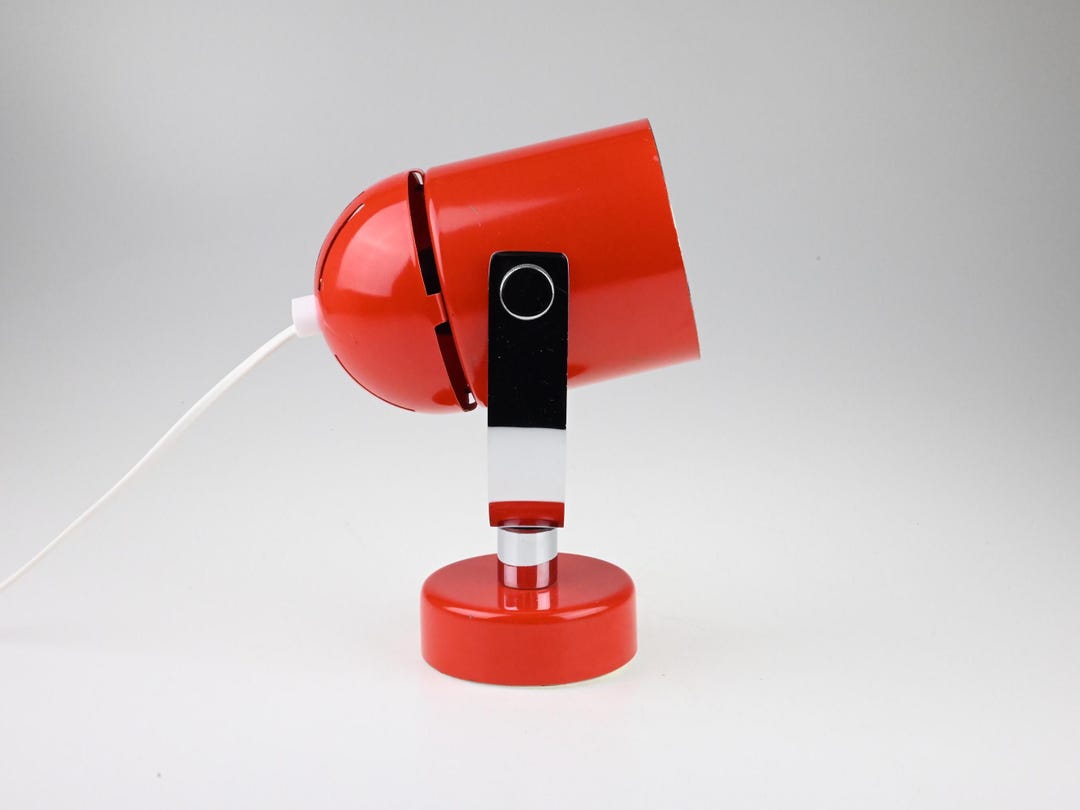 Vintage Red Lamp, Wall Sconce, Red Wall Lamp, Red Wall Light, Wall ...