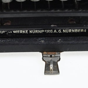 Vintage Triumph Portable Typewriter, German Working Typewriter ...