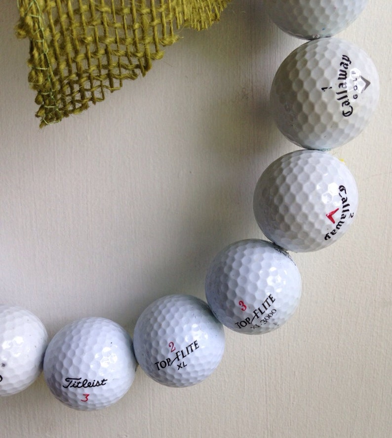 Burlap Golf Wreath - Etsy