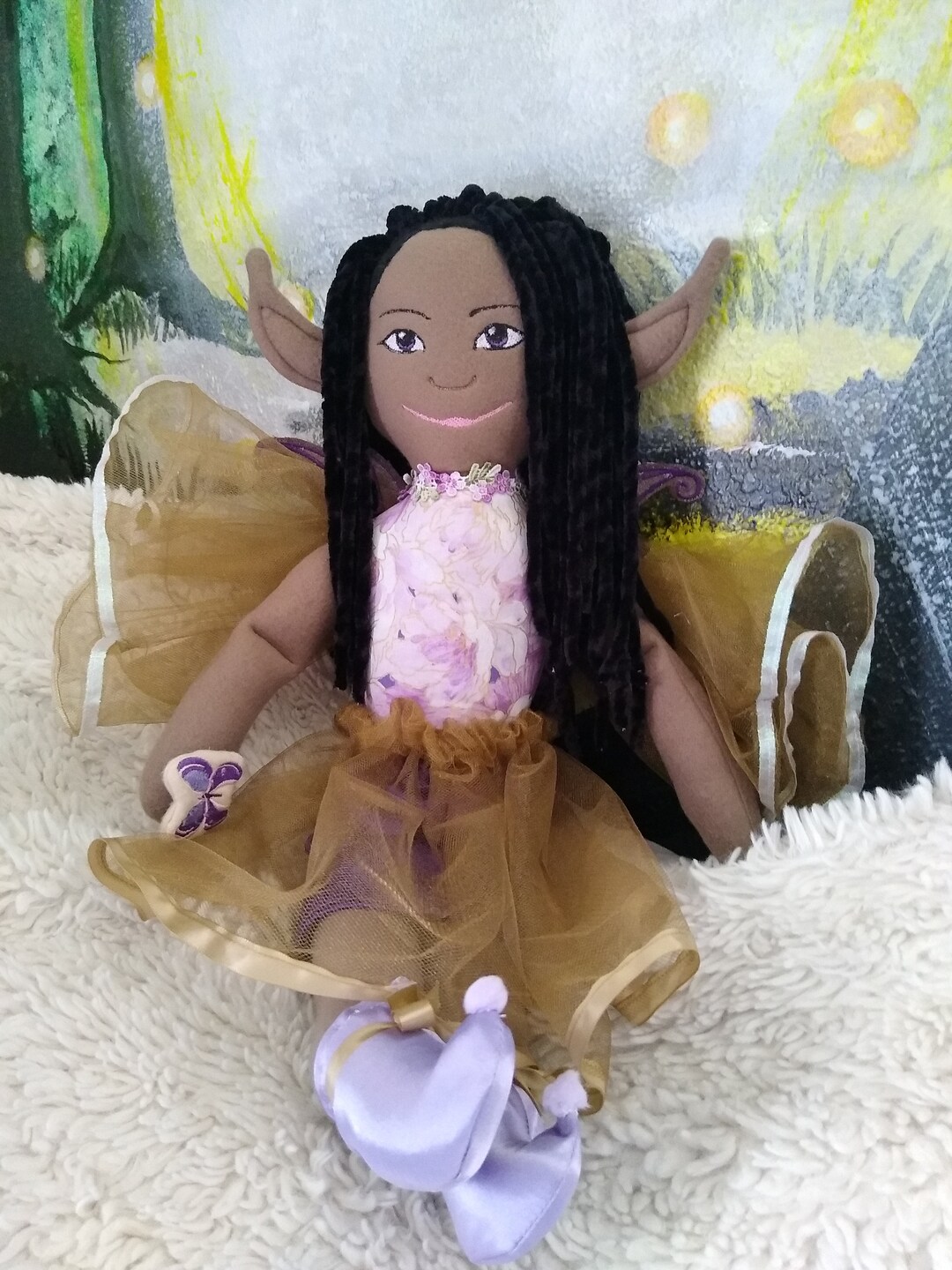 Fantasy Fairy Plush Handmade Doll Faerie Magic Soft Doll Fairy Doll ...