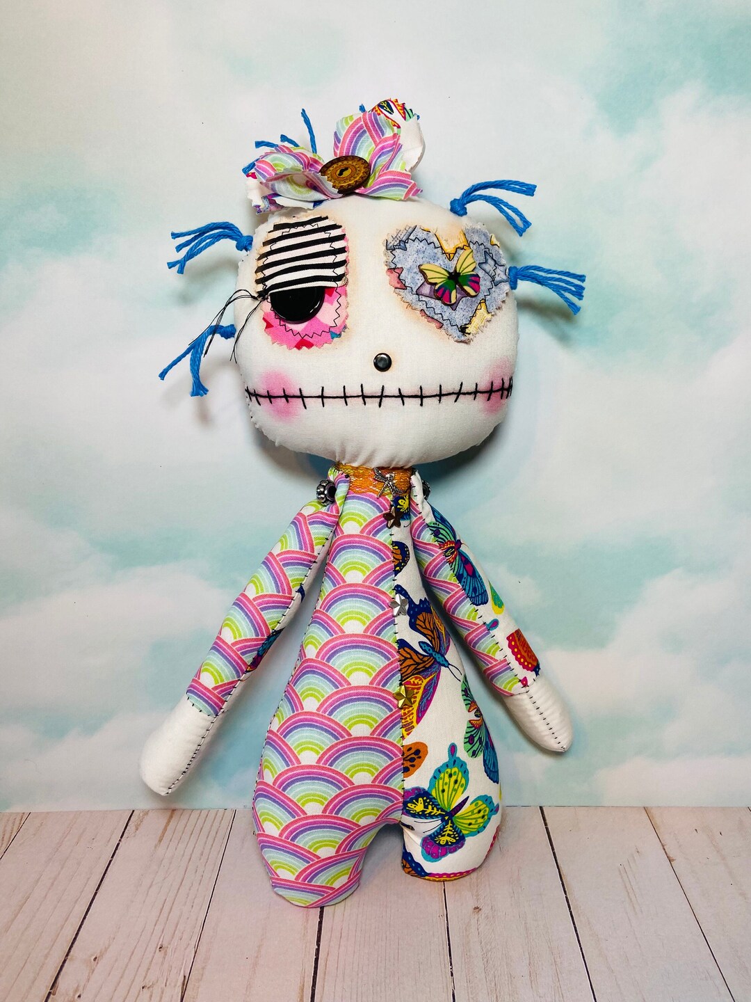 Monster Dolls, Handmade Dolls, Handmade Monster, Hand Sewn Dolls, Hand ...
