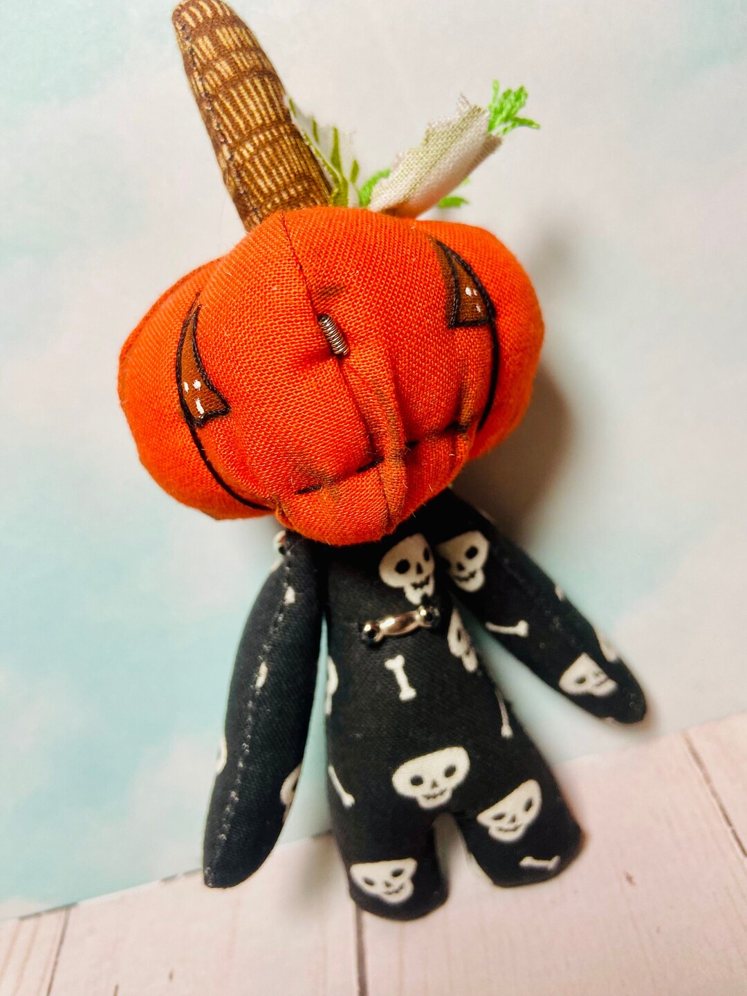 Mini Pumpkin Dolls, Handmade Pumpkin, Fabric Pumpkins, Fall Pumpkins ...