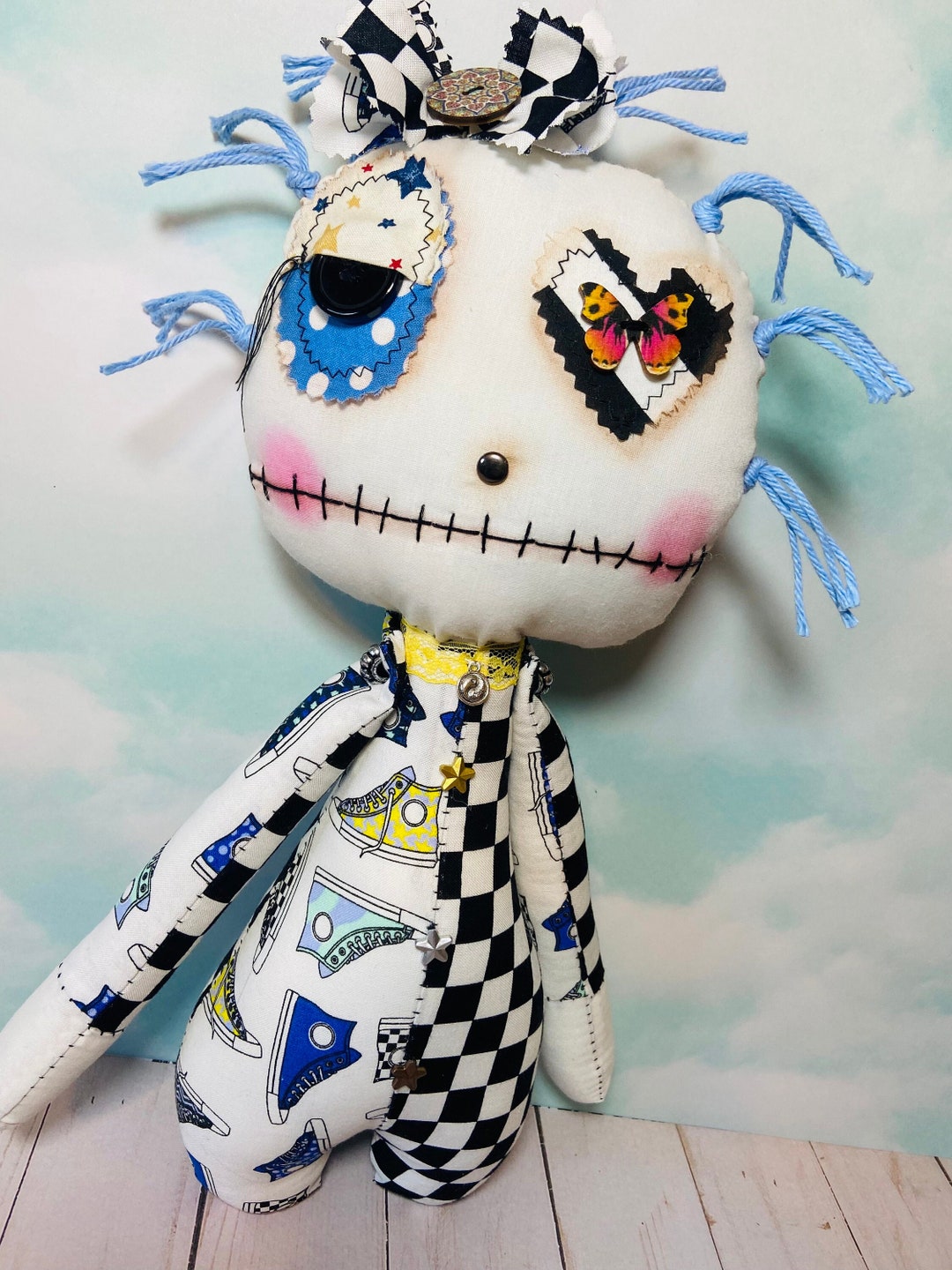 Monster Doll, Unique Doll, Doll, Handmade Doll, Gothic Doll, Scary Doll ...