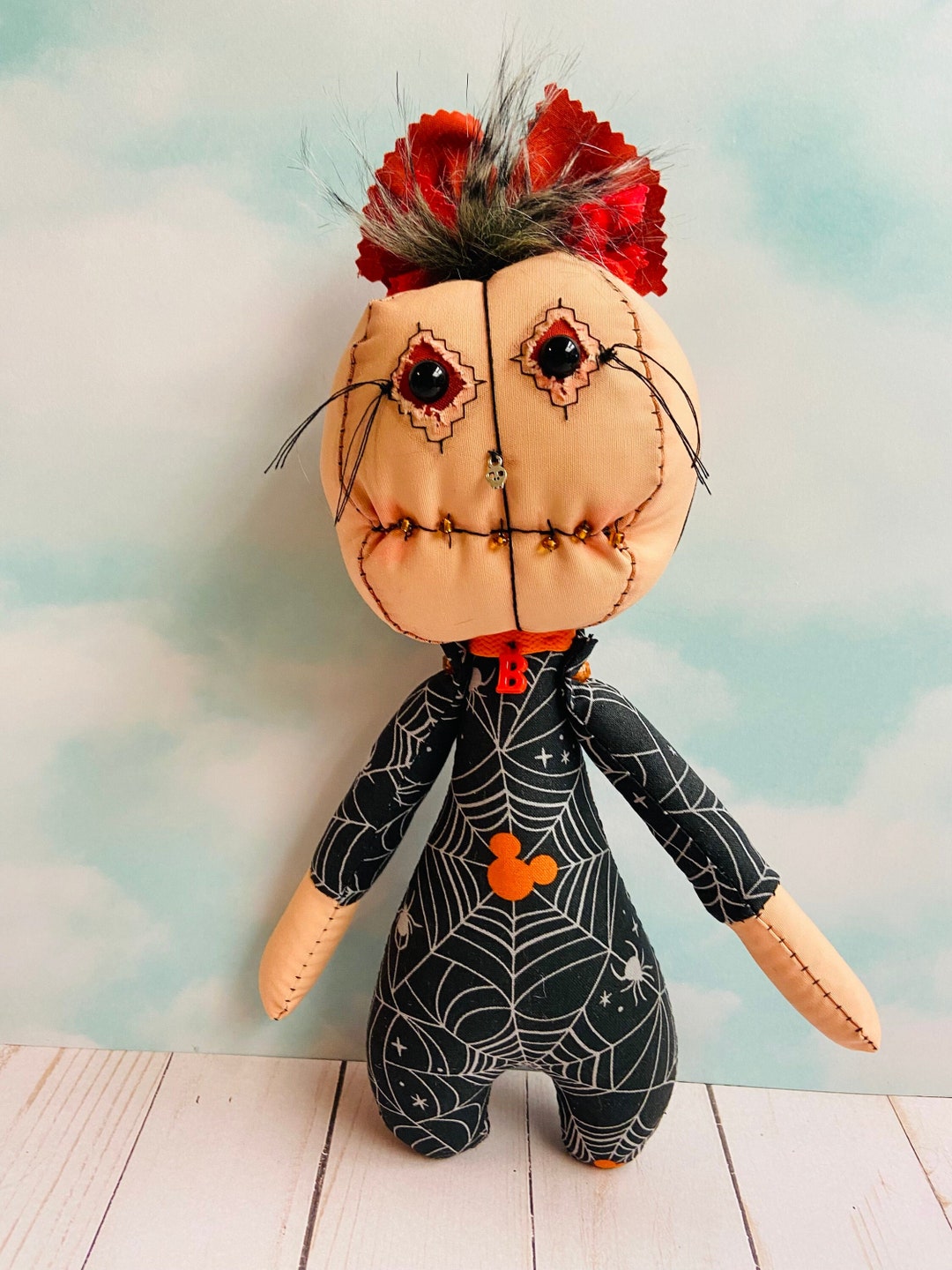 Personalized Monster Doll, Unique Doll, Doll, Handmade Doll, Gothic ...