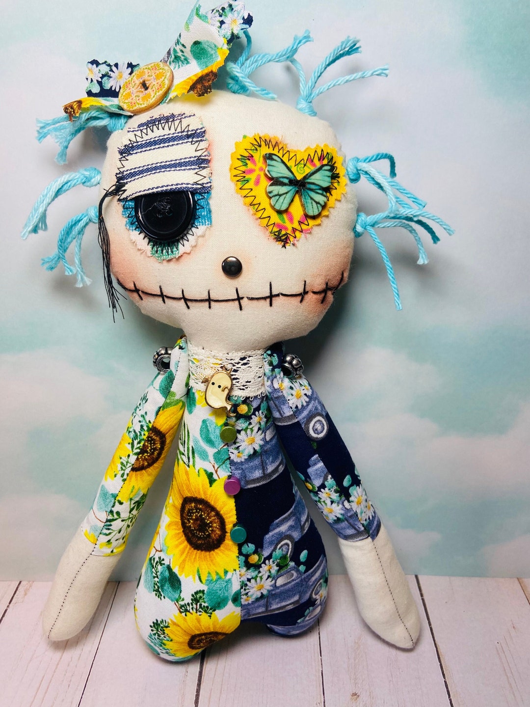 Monster Dolls, Handmade Dolls, Handmade Monster, Hand Sewn Dolls, Hand ...