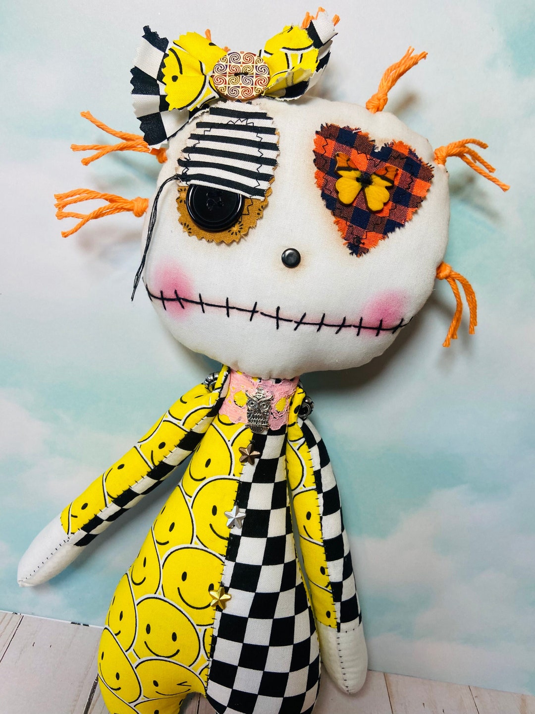 Monster Dolls, Handmade Dolls, Handmade Monster, Hand Sewn Dolls, Hand ...