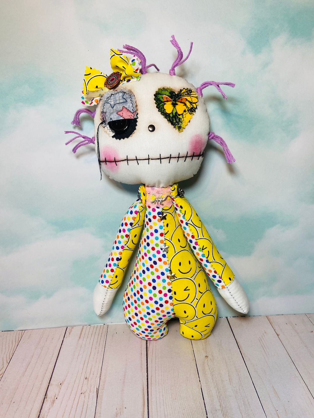 Monster Dolls, Handmade Dolls, Handmade Monster, Hand Sewn Dolls, Hand ...