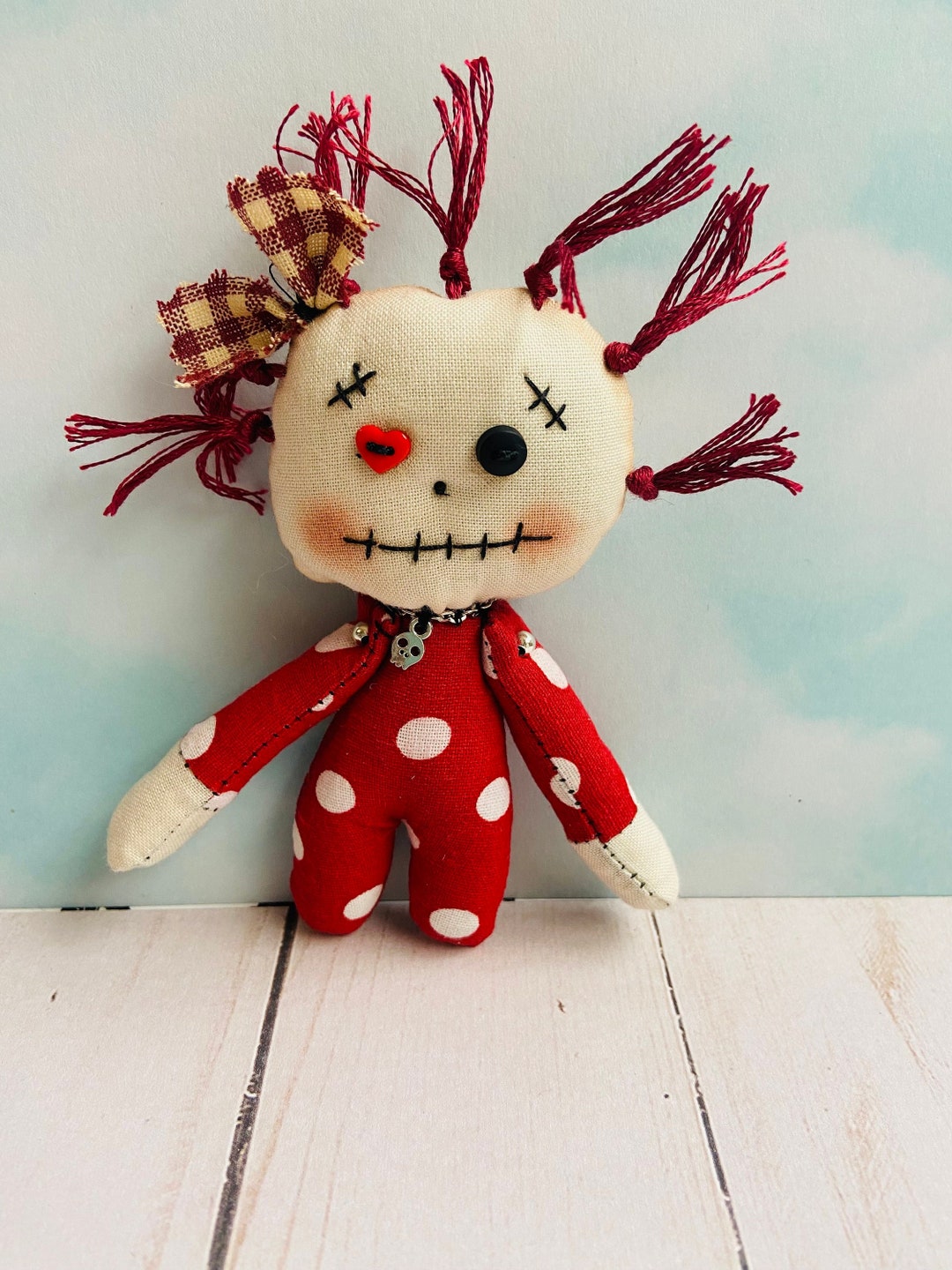 Mini Monster Dolls, Handmade Monster , Fabric Monster, Scary Monster ...