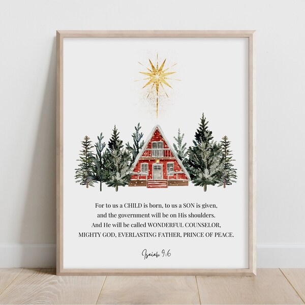 Isaiah 9 6 - Etsy