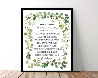 May the Road Rise | Etsy