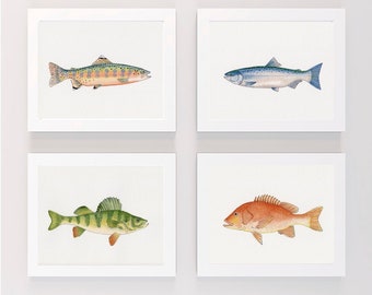 Fish wall art | Etsy