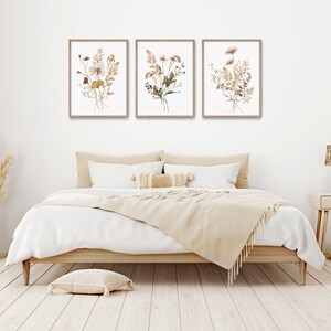 Wildflower Prints, Watercolor Flowers, Farmhouse Decor, Meadow Grass ...