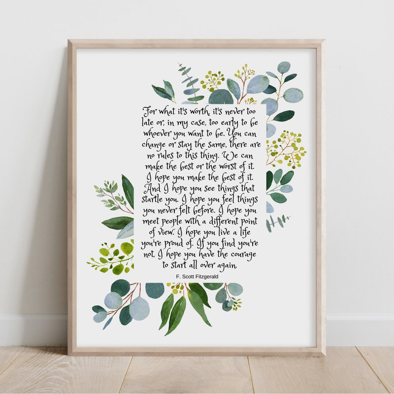 Literary Wall Art - Etsy