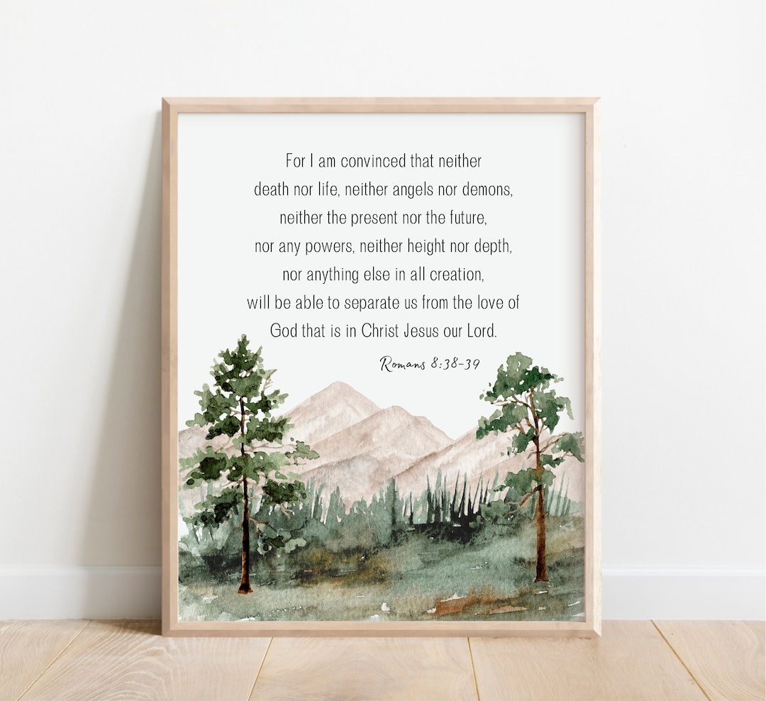 Romans 8:38-39, Nothing Can Separate Us From the Love of God, Bible ...