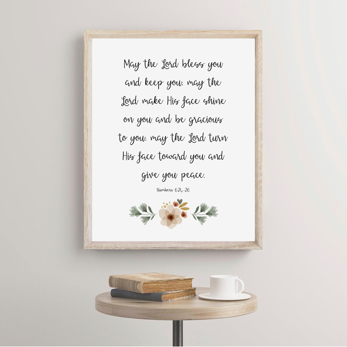 May the Lord Bless You and Keep You Numbers 6 24 Print Bible - Etsy