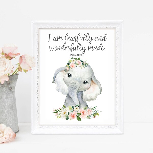Fearfully and Wonderfully Made Poster - Etsy