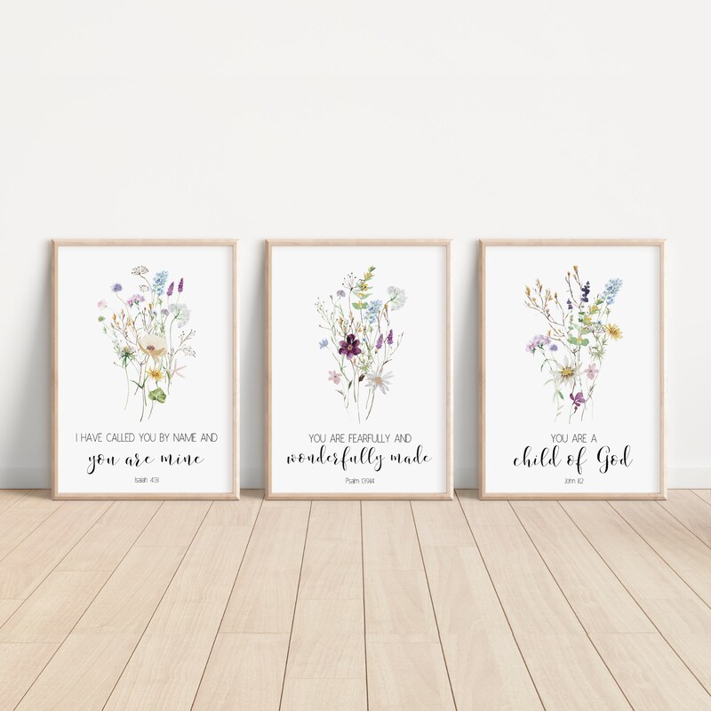 Bible Verse Flowers - Etsy