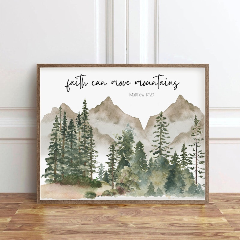 Will Move Mountains - Etsy