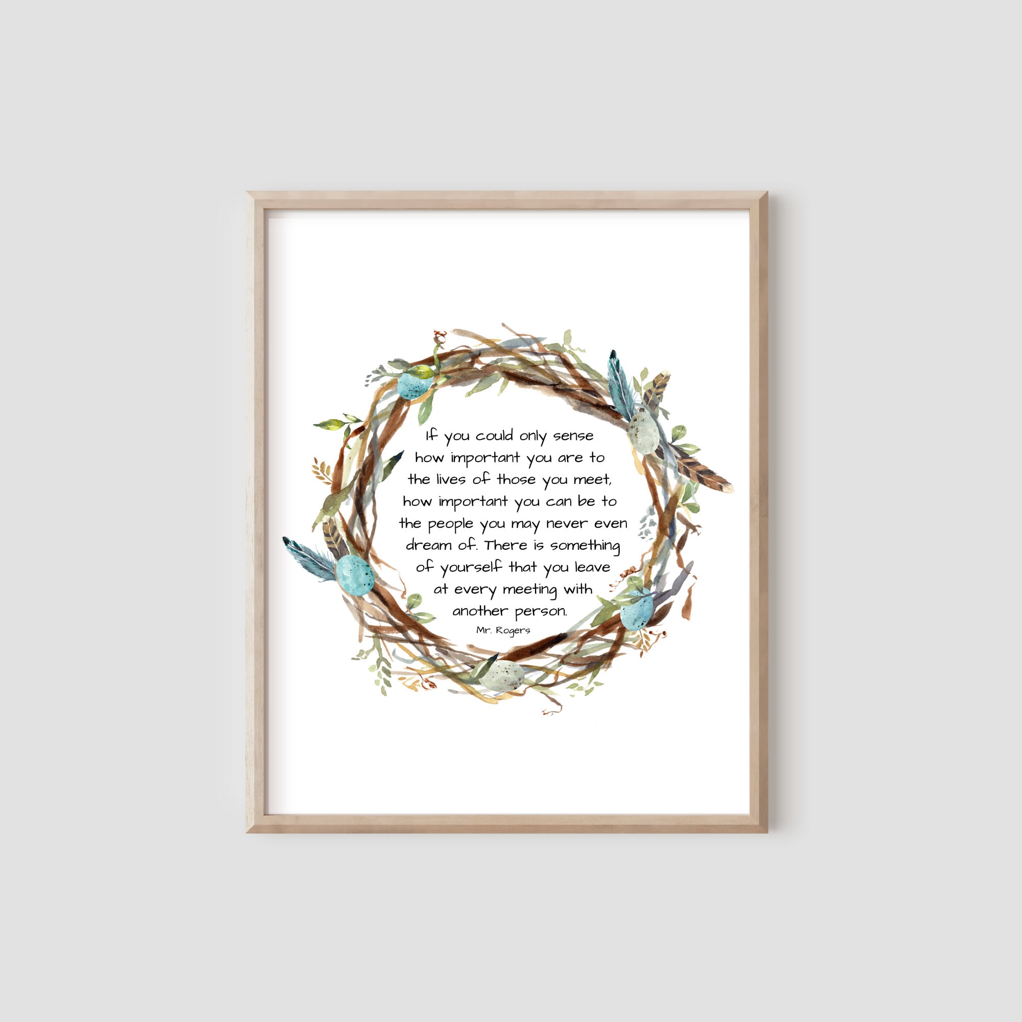 Motivational Poster Inspirational Wall Art Social Worker Gift Teacher ...