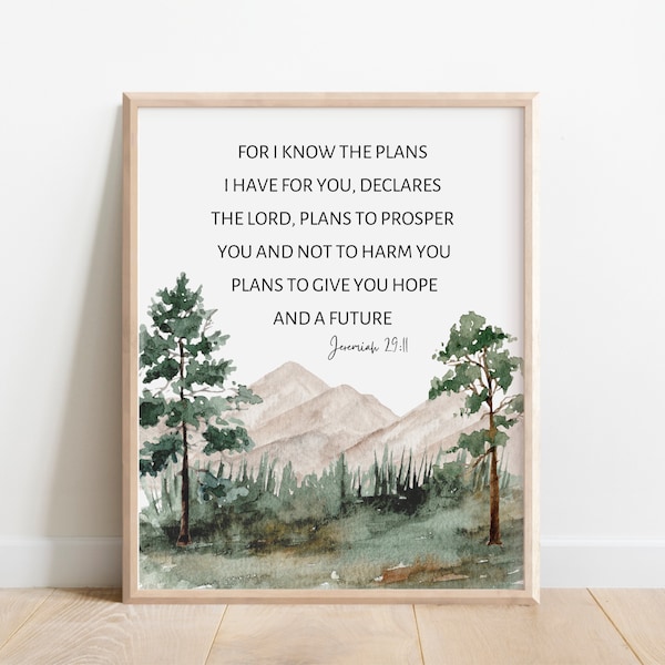 Jeremiah 29 11 - Etsy