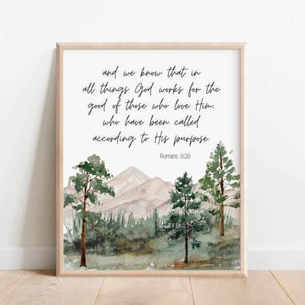 Romans 8 28 - Etsy