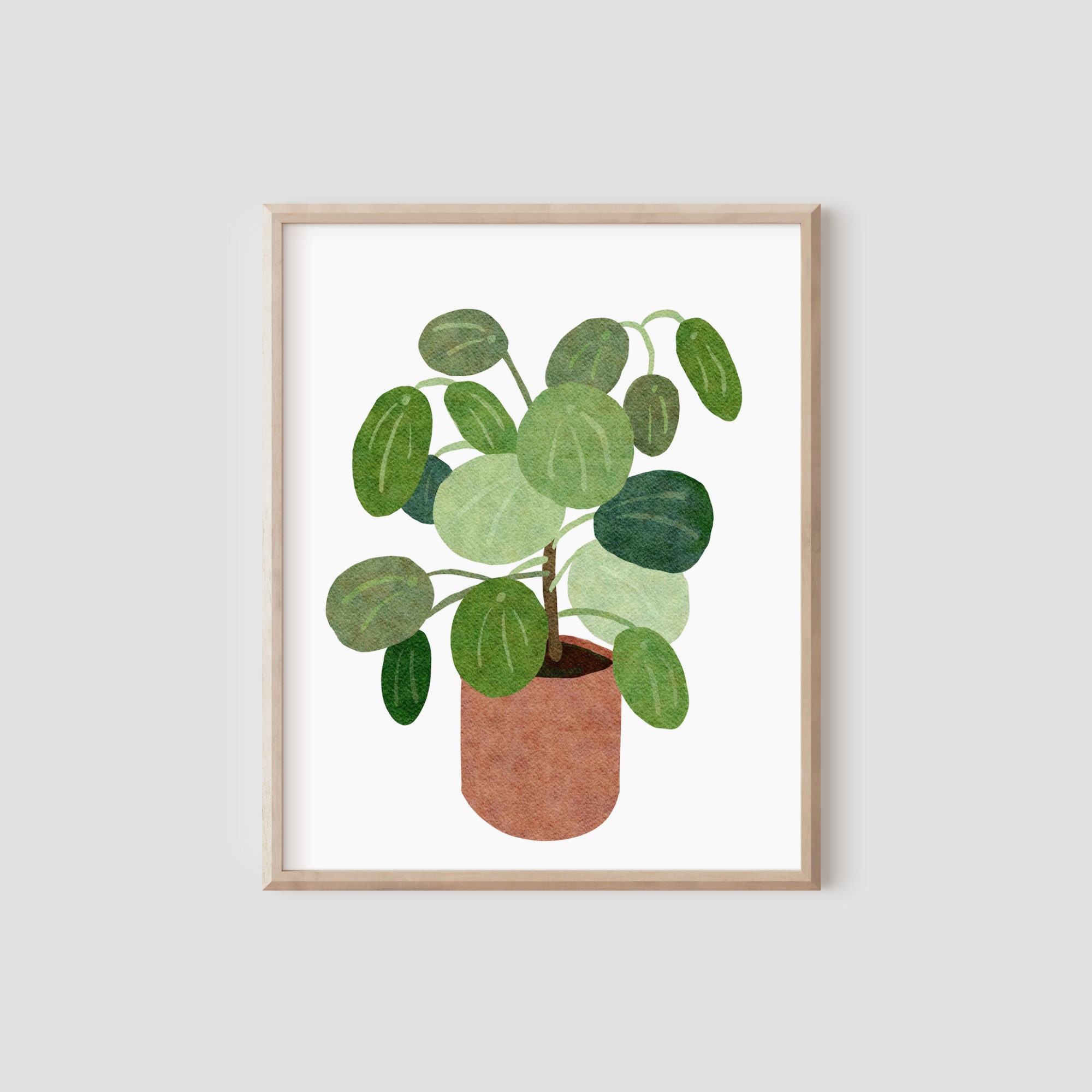Printable Wall Art Green Plant Print Botanical Wall Art Print Green ...