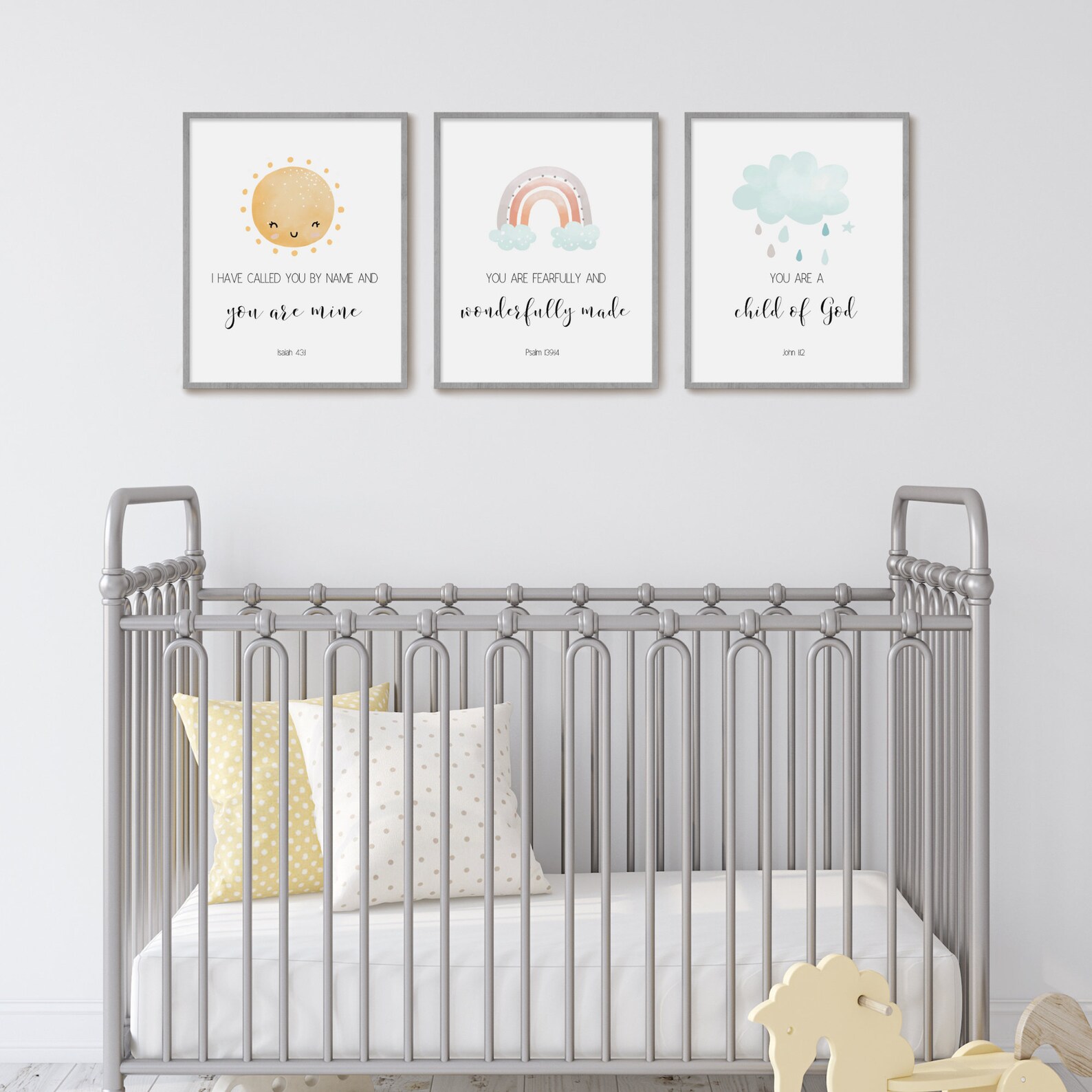 Kids Bible Verse Wall Art Scripture Prints Christian Gift - Etsy Canada