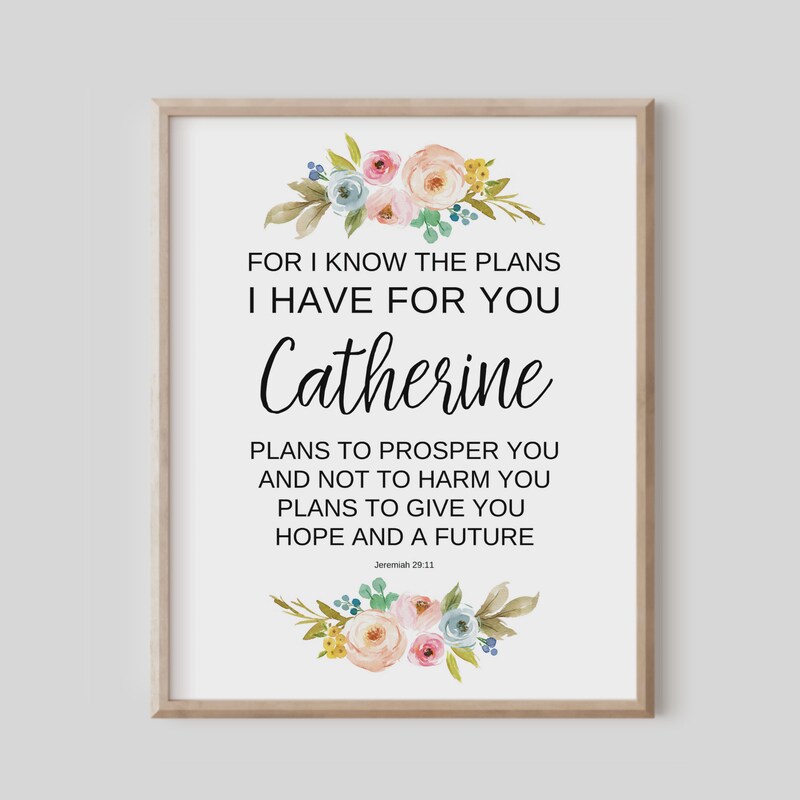 Jeremiah 29 10 11 - Etsy.de