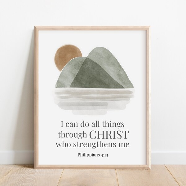 Philippians 4 13 - Etsy