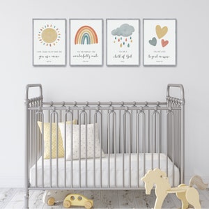 Christian Nursery Decor, Kids Bible Verse Wall Art, Scripture Print ...