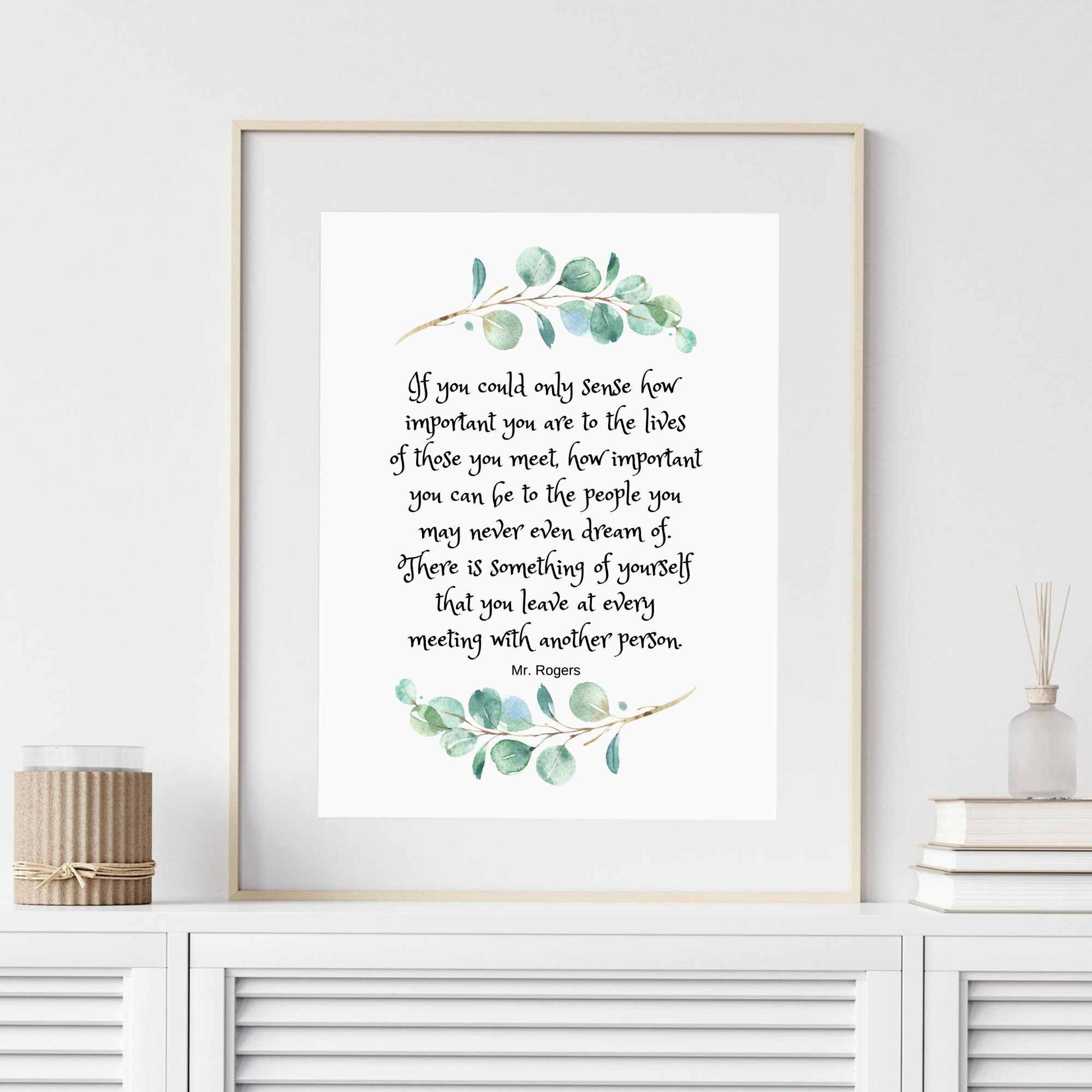 Motivational Poster Inspirational Wall Art Social Worker Gift Teacher ...