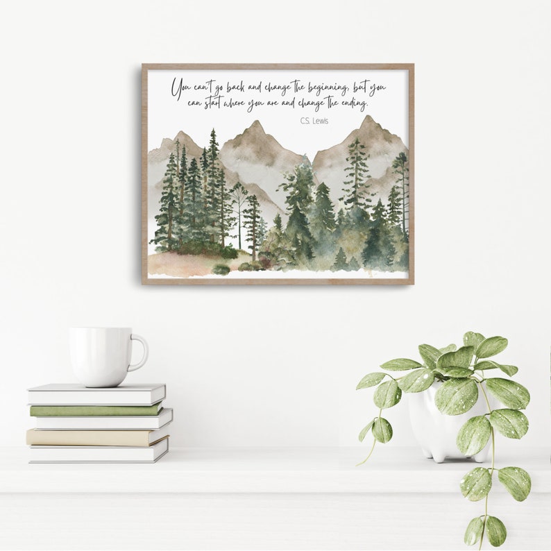 CS Lewis Quote, Recovery Printable, Inspirational Wall Art ...