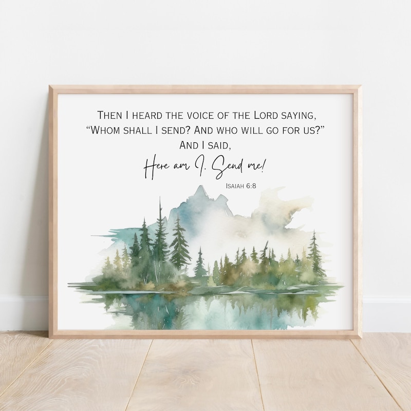 Here I Am Lord - Etsy