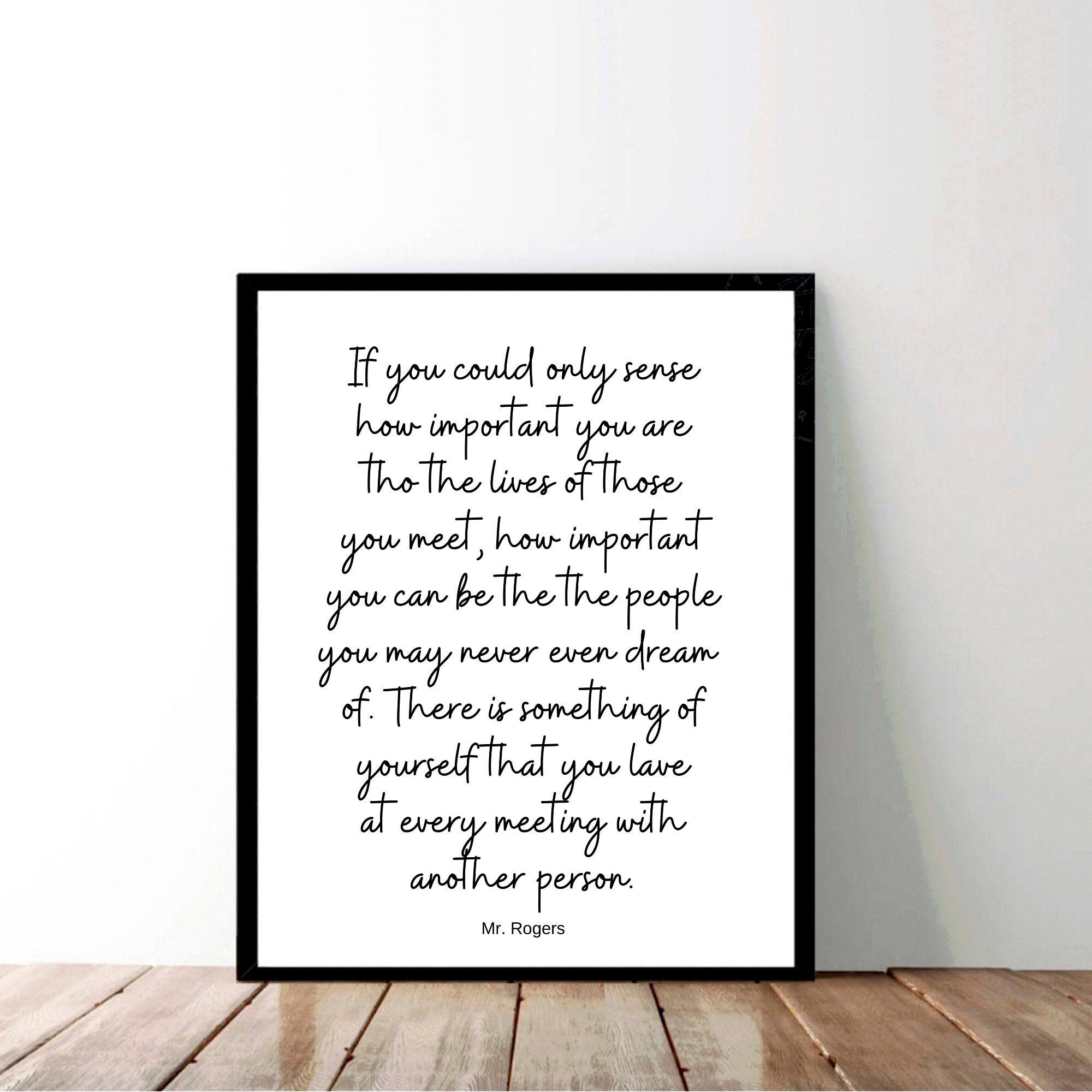 Motivational Poster Inspirational Wall Art Social Worker Gift Teacher ...