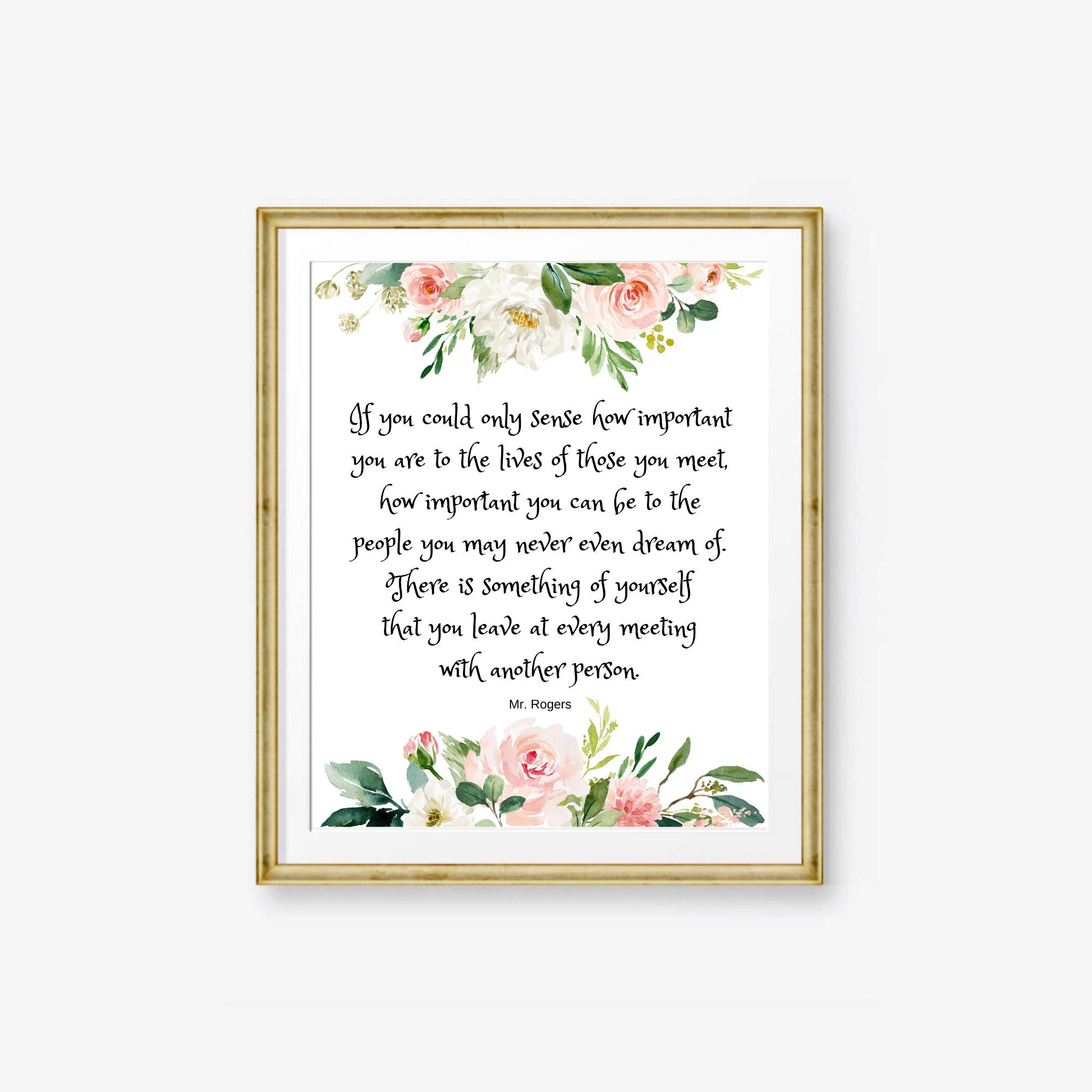 Motivational Poster Inspirational Wall Art Social Worker Gift Teacher ...