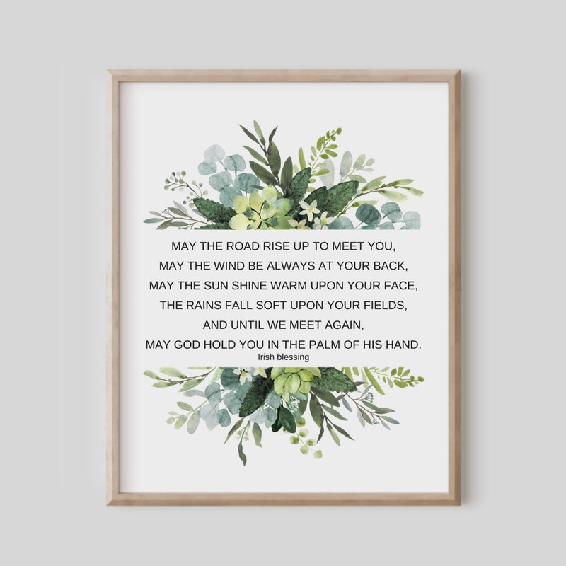 May the Road Rise - Etsy