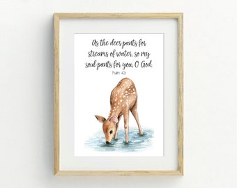 Psalm 42 1 | Etsy