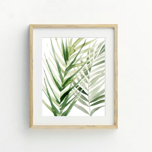 Botanical Print Set, Living Room Wall Art, Plant Poster, Leaf Print ...