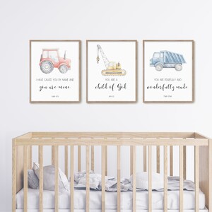Christian Nursery Decor, Kids Bible Verse Wall Art, Scripture Print ...