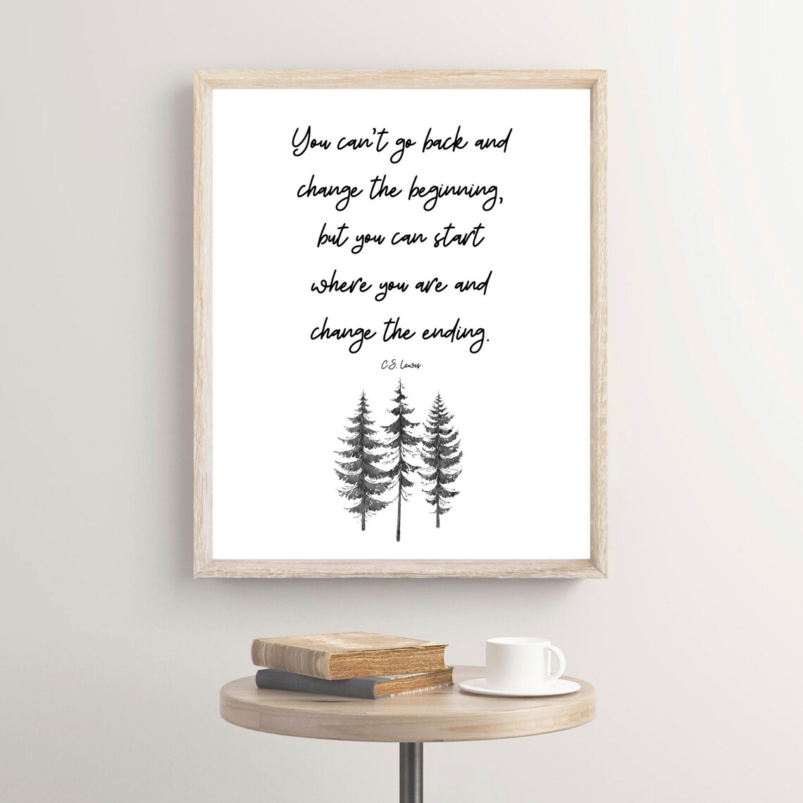 CS Lewis Quote Inspirational Wall Art Motivational Poster | Etsy