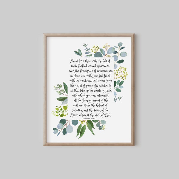 Ephesians 6 10 - Etsy