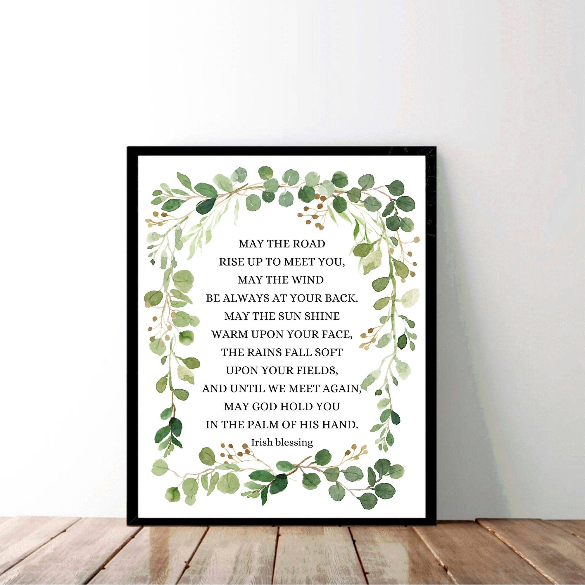 May the Road Rise up to Meet You Irish Blessing Print Irish - Etsy Canada