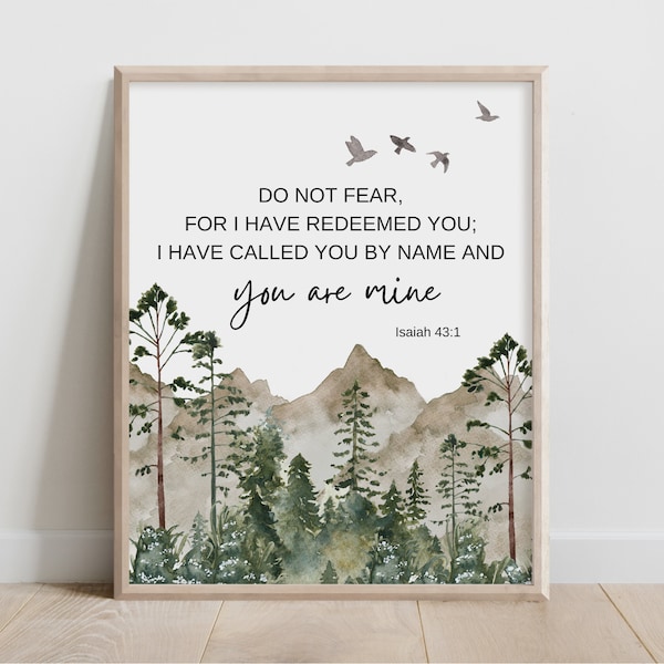 Isaiah 43 1 - Etsy