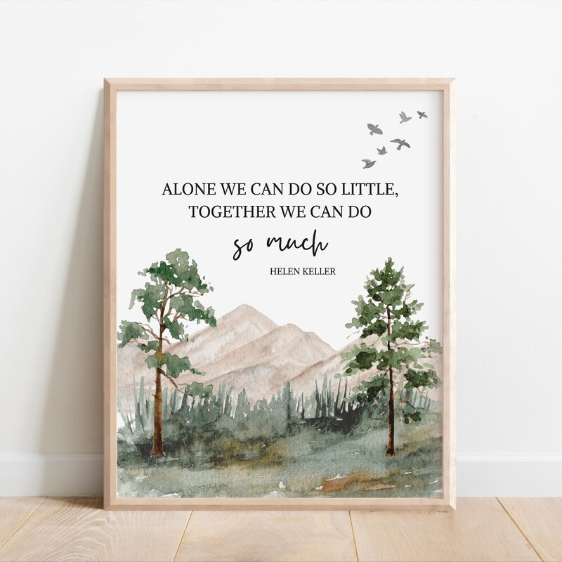 Helen Keller Quote - Etsy