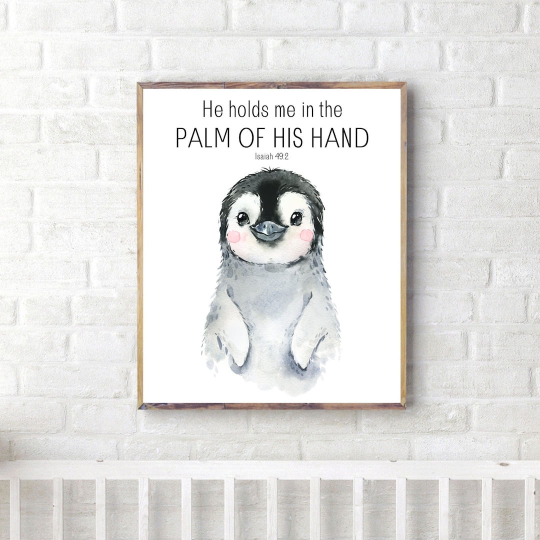 Christian Nursery Decor, Kids Bible Verse Wall Art, Scripture Print ...