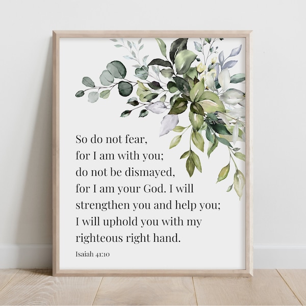 Christian Poster Do Not Fear - Etsy