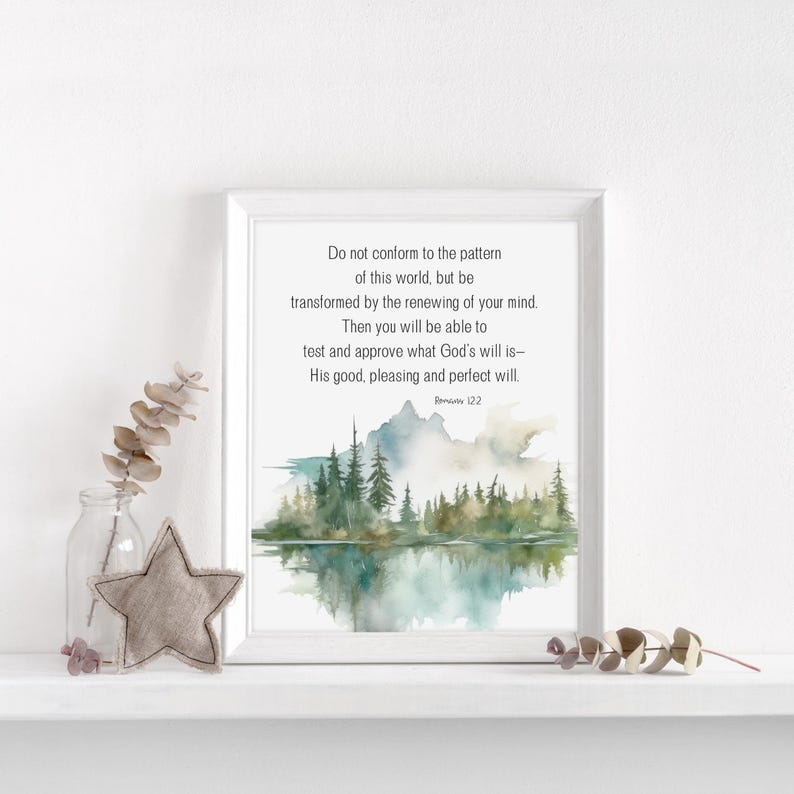 Romans 12:2, Do Not Conform to the Pattern of This World, Bible Verse ...