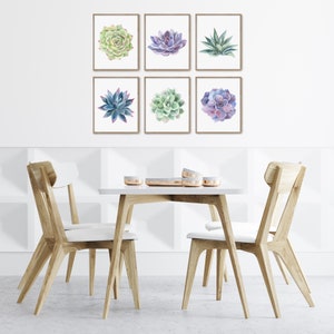 Watercolor Cactus Prints, Succulent Wall Art, Southwest Decor ...