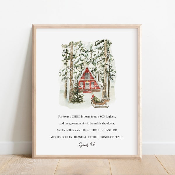 Isaiah 9 6 - Etsy