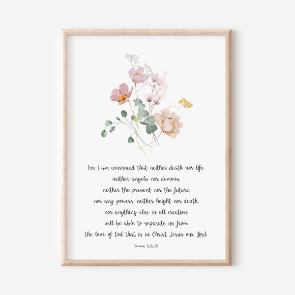 Romans 8 38 39 - Etsy